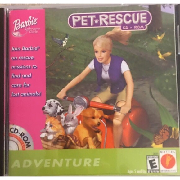 Video Games & Consoles | Mattel Barbie Pet Rescue Adventure Windows Pc ...